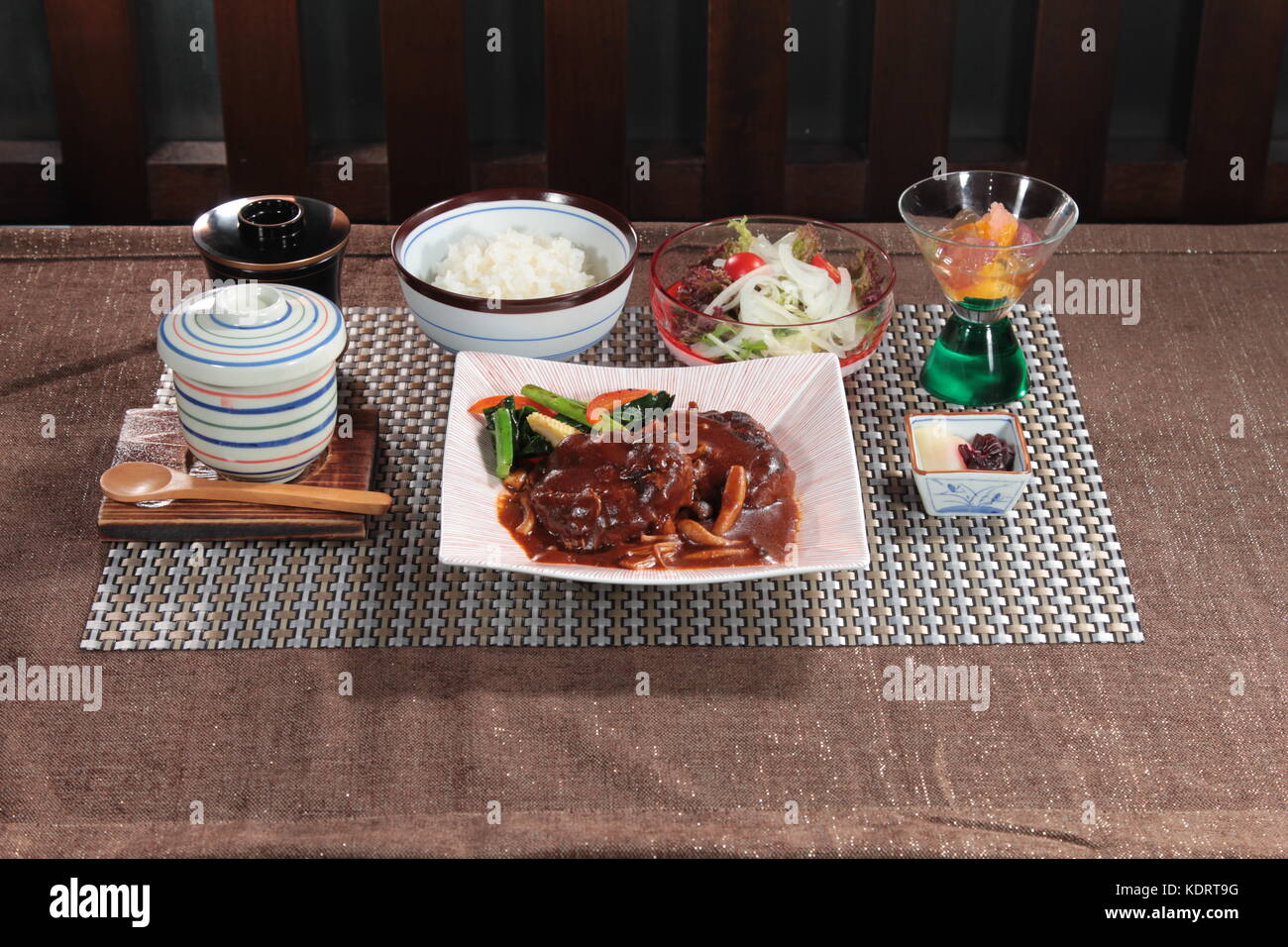 japanese set meal Stock Photo - Alamy
