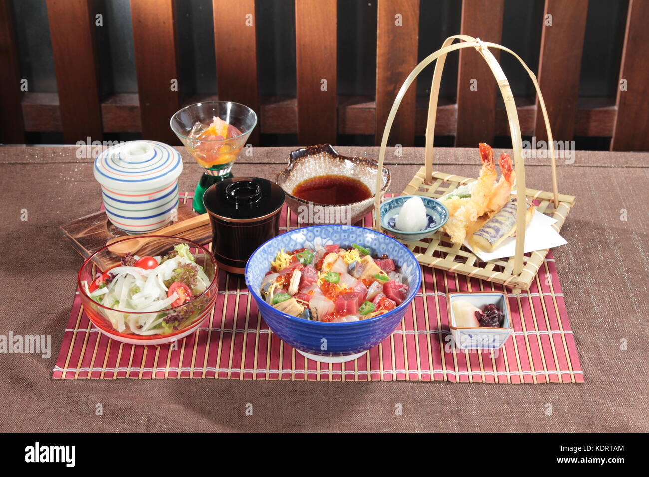 japanese set meal Stock Photo - Alamy