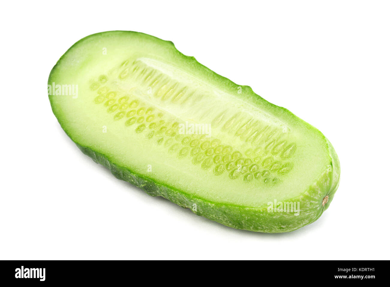 Cucumber vegetable closeup isolated on white background Stock Photo - Alamy