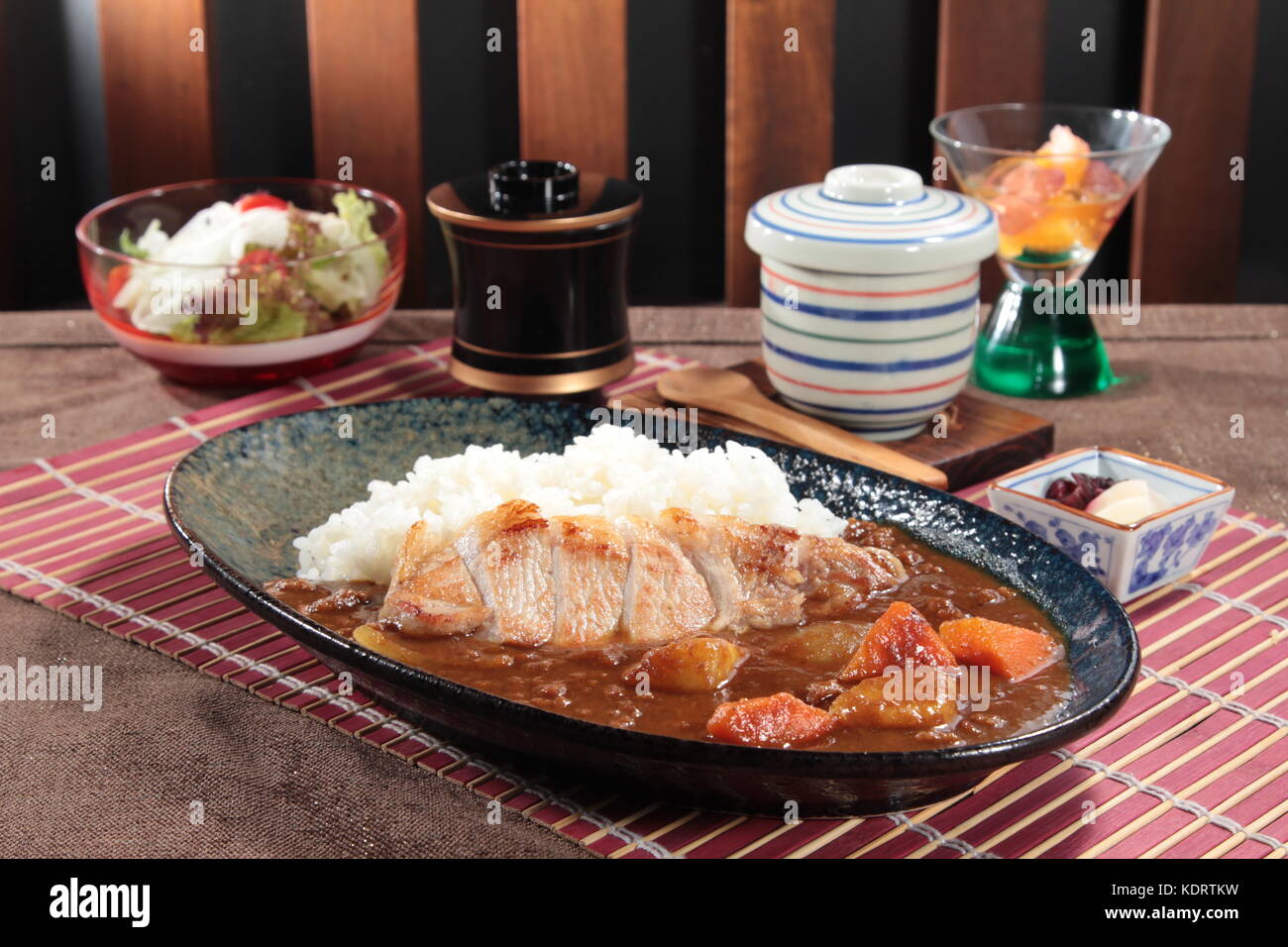 japanese set meal Stock Photo - Alamy