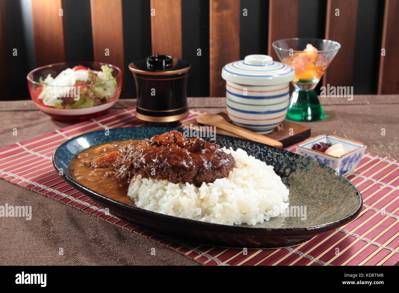 japanese set meal Stock Photo - Alamy