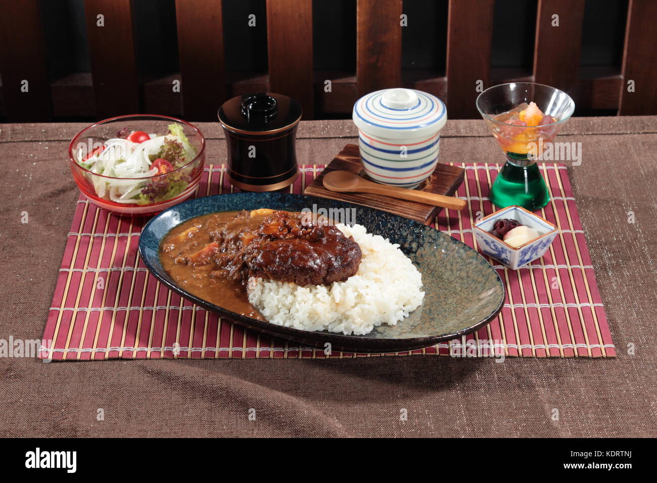japanese set meal Stock Photo - Alamy