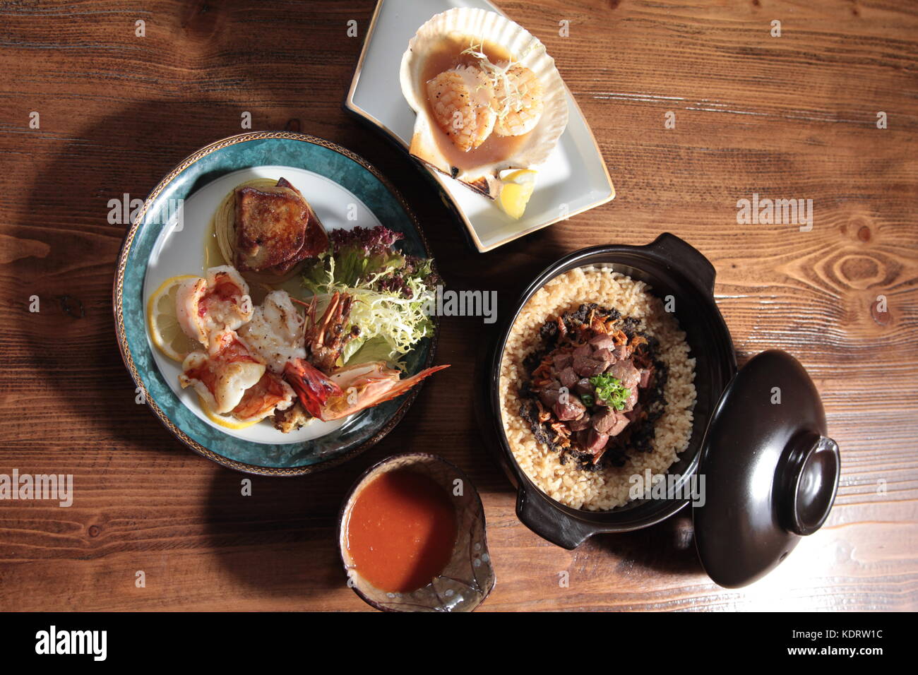 japanese set meal Stock Photo - Alamy
