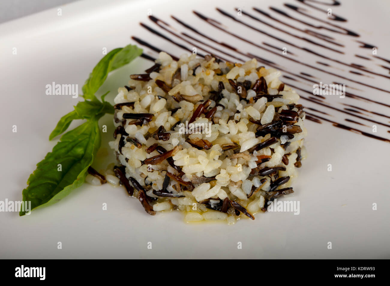 Steamed wild rice mix Stock Photo - Alamy