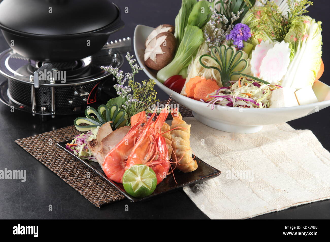 japanese set meal Stock Photo - Alamy