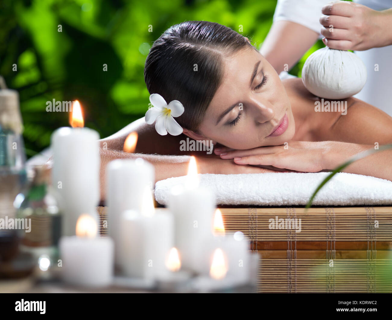 girl in spa Stock Photo - Alamy