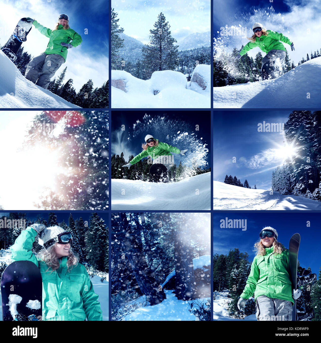 Snowboard jump freestyle hi-res stock photography and images - Alamy