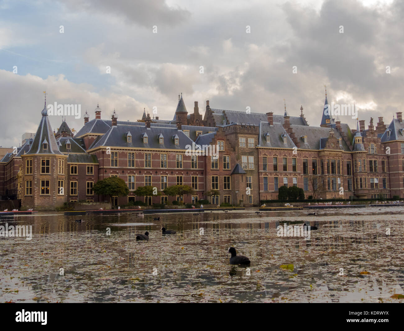 The Hague, the Netherlands - 12 October, 2017: the historic Binnenhof ...