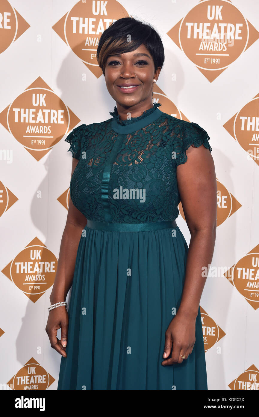 Rachel John attending the UK Theatre Awards at Guildhall, London. PRESS ...