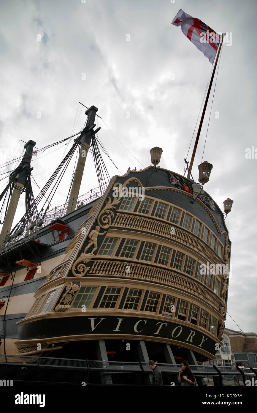 Hms victory portsmouth hi-res stock photography and images - Alamy