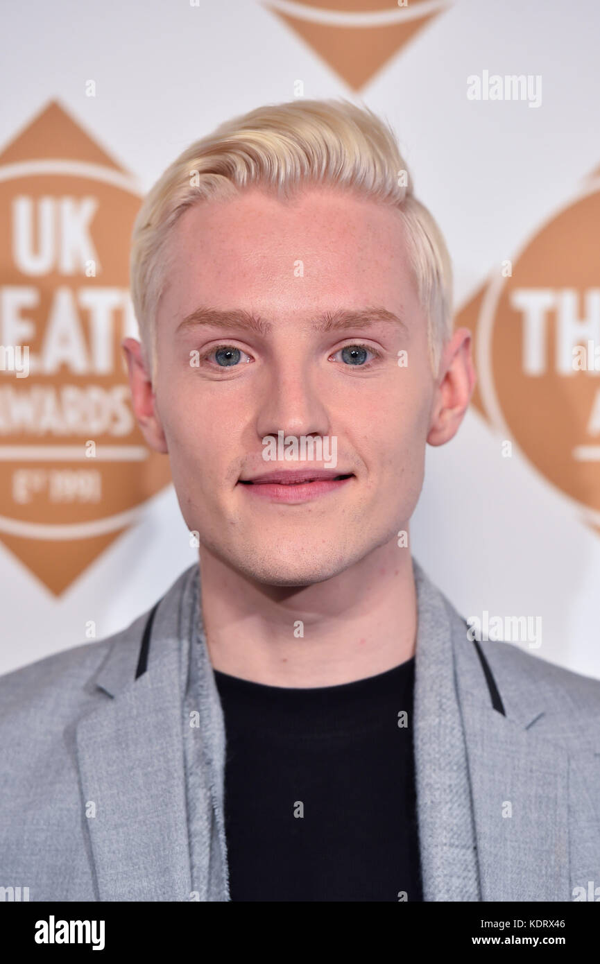 John McCrea with the Best Performance in a Musical award, at the UK ...