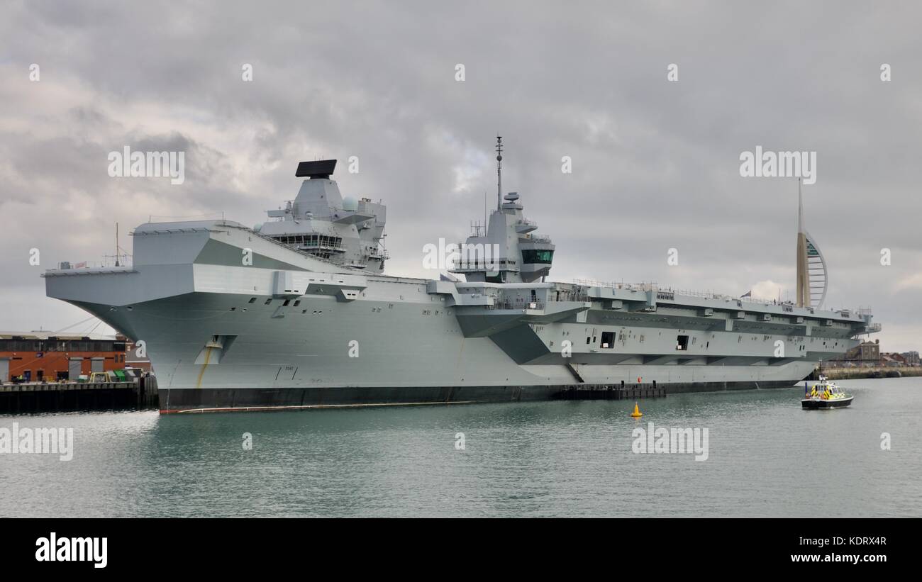 HMS Queen Elizabeth - Aircraft Carrier the most advanced warship in the ...