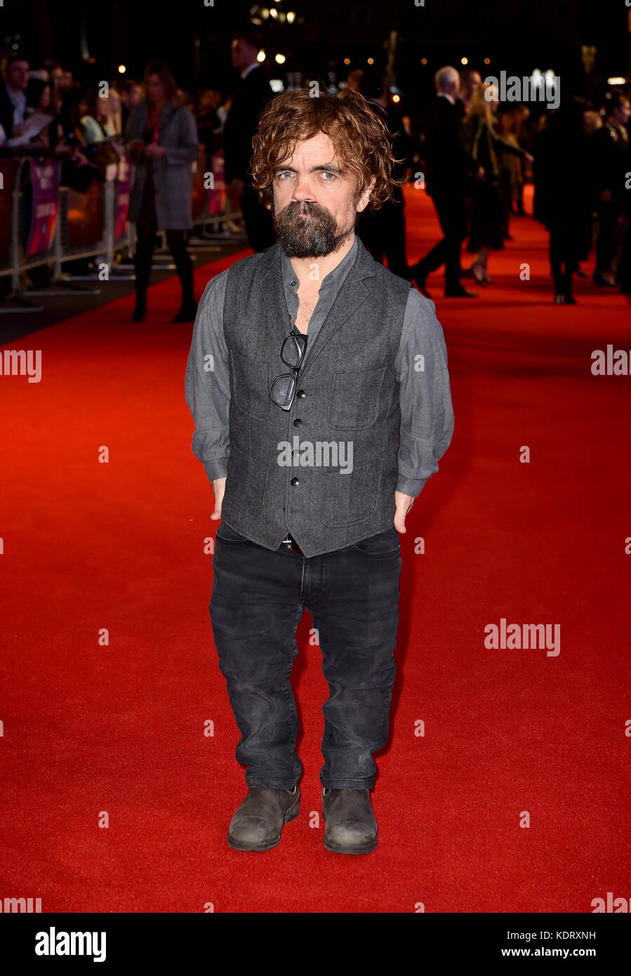 Peter Dinklage attending the premiere of Three Billboards Outside ...