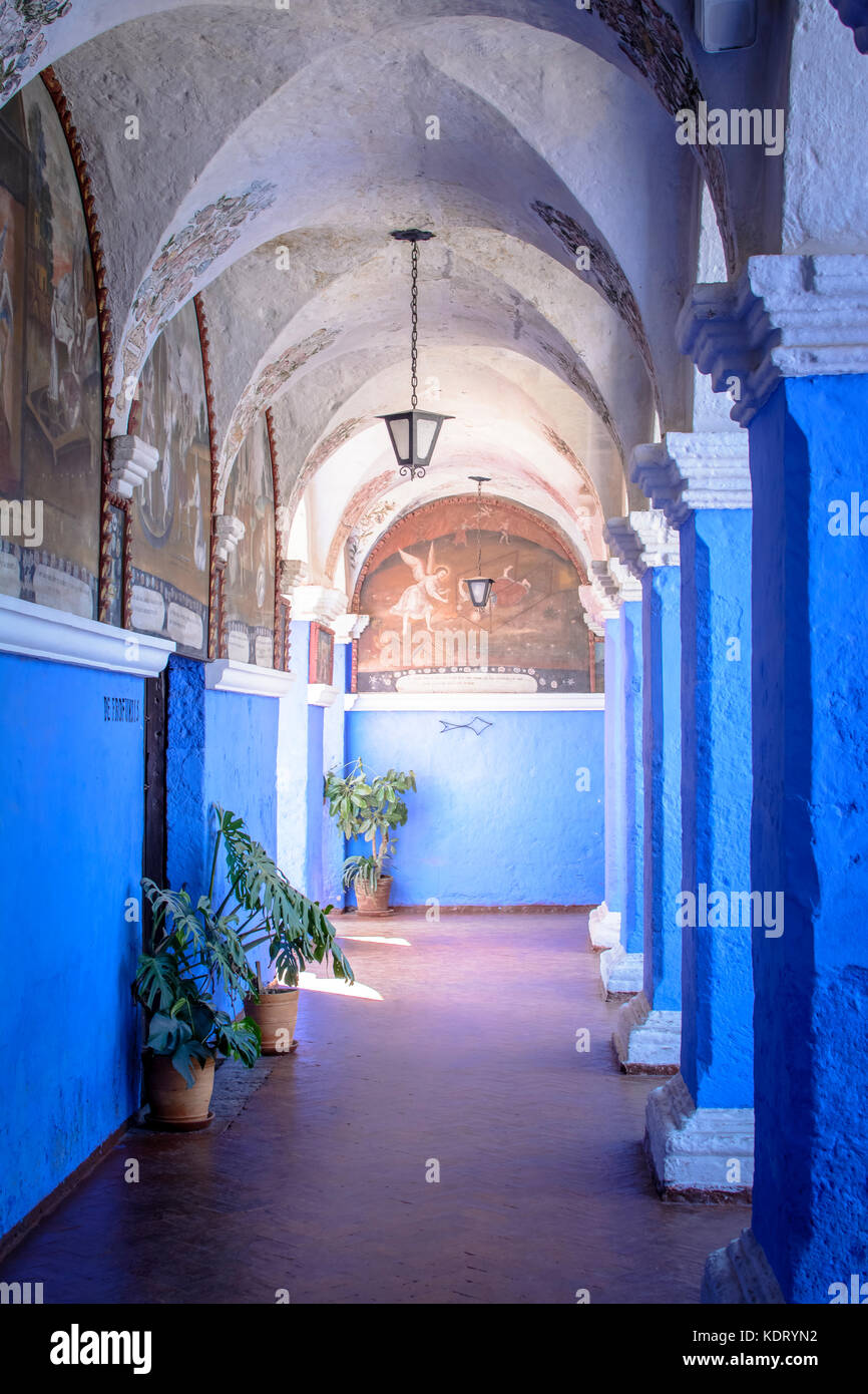 Cathedral interior Peru Stock Photo - Alamy
