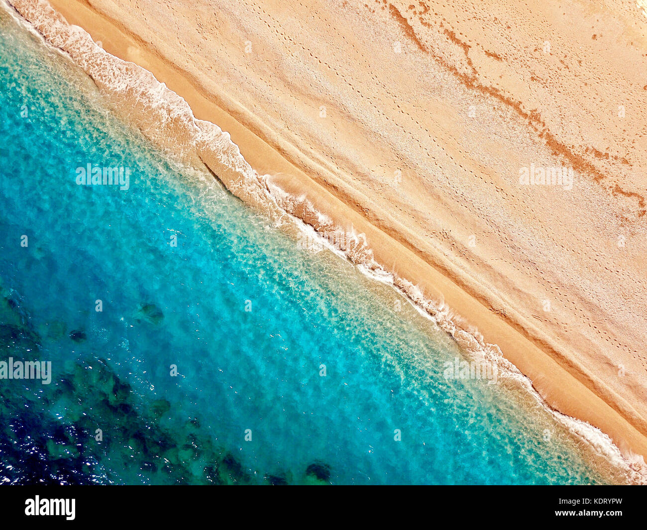 Aerial view wet sand waves hi-res stock photography and images - Alamy