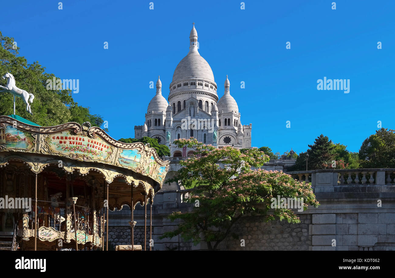 The basilica Sacre Coeur, Paris, France Stock Photo - Alamy