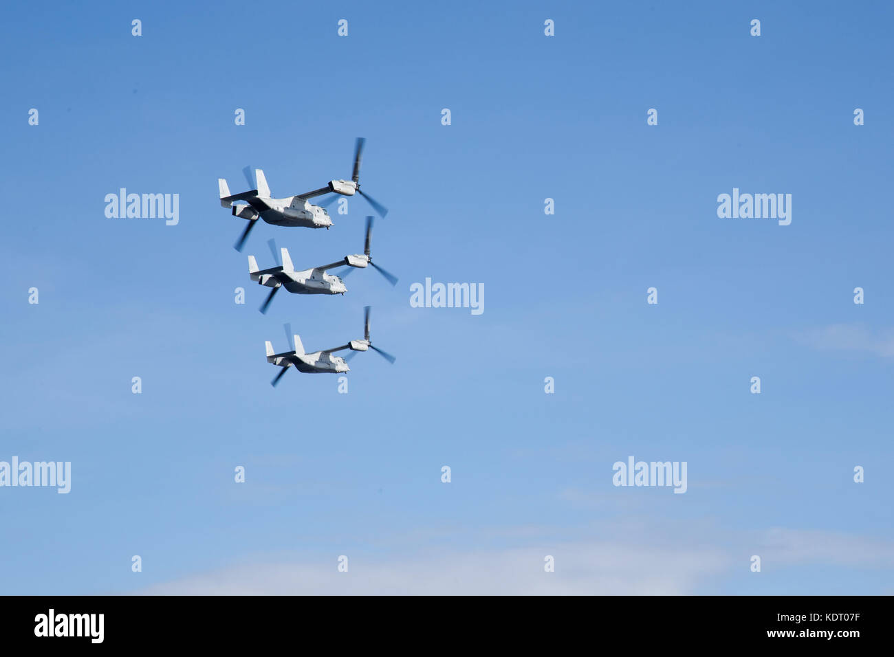 MV-22 Osprey Formation in Flight Stock Photo - Alamy