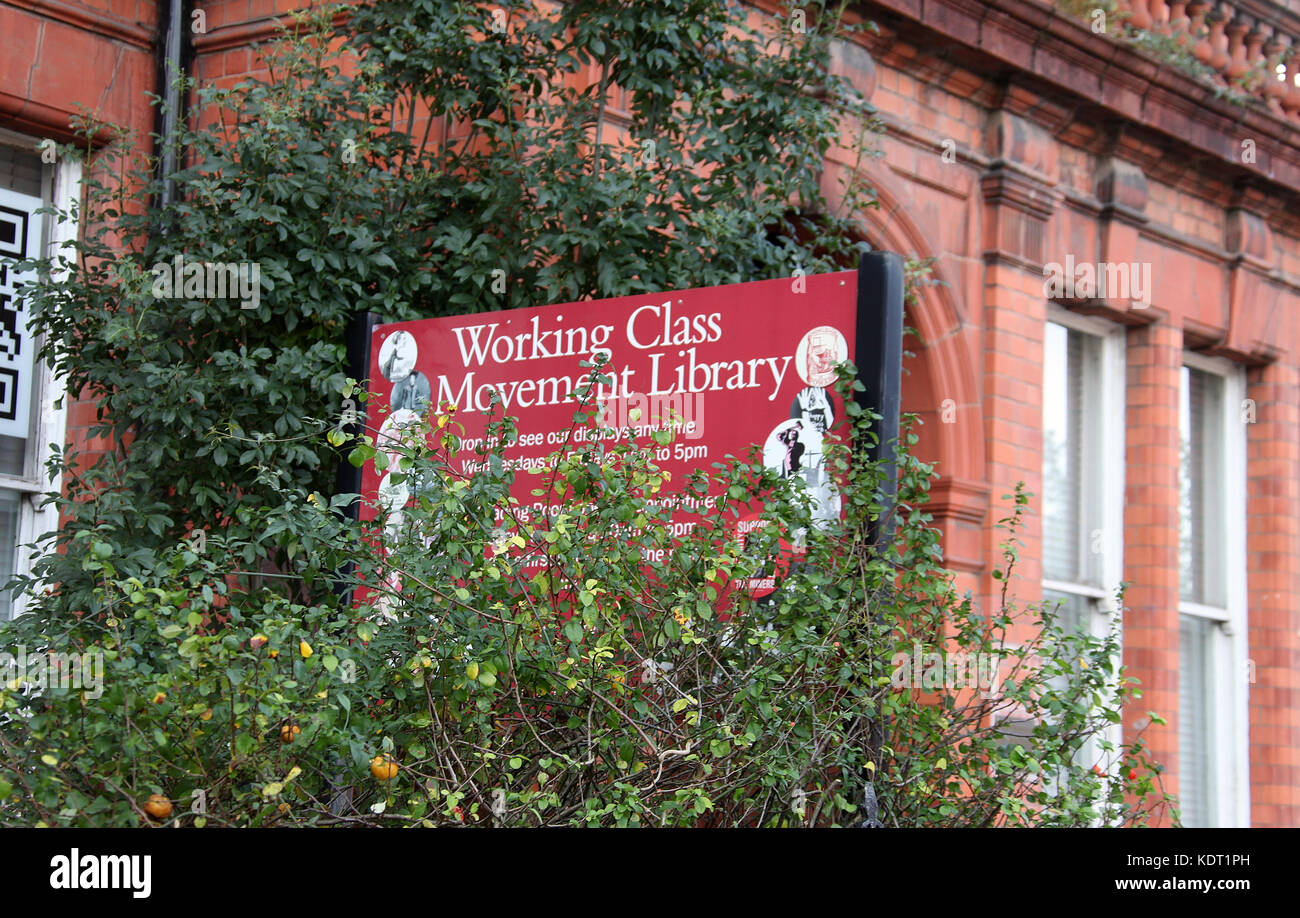 Working Class Movement Library in Salford Stock Photo - Alamy