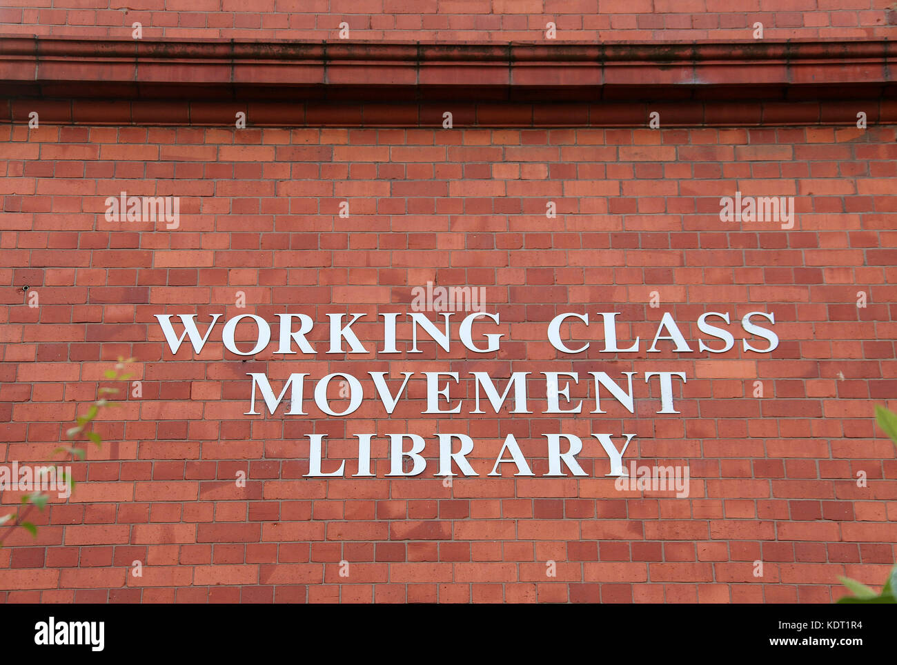 Working Class Movement Library in Salford Stock Photo - Alamy