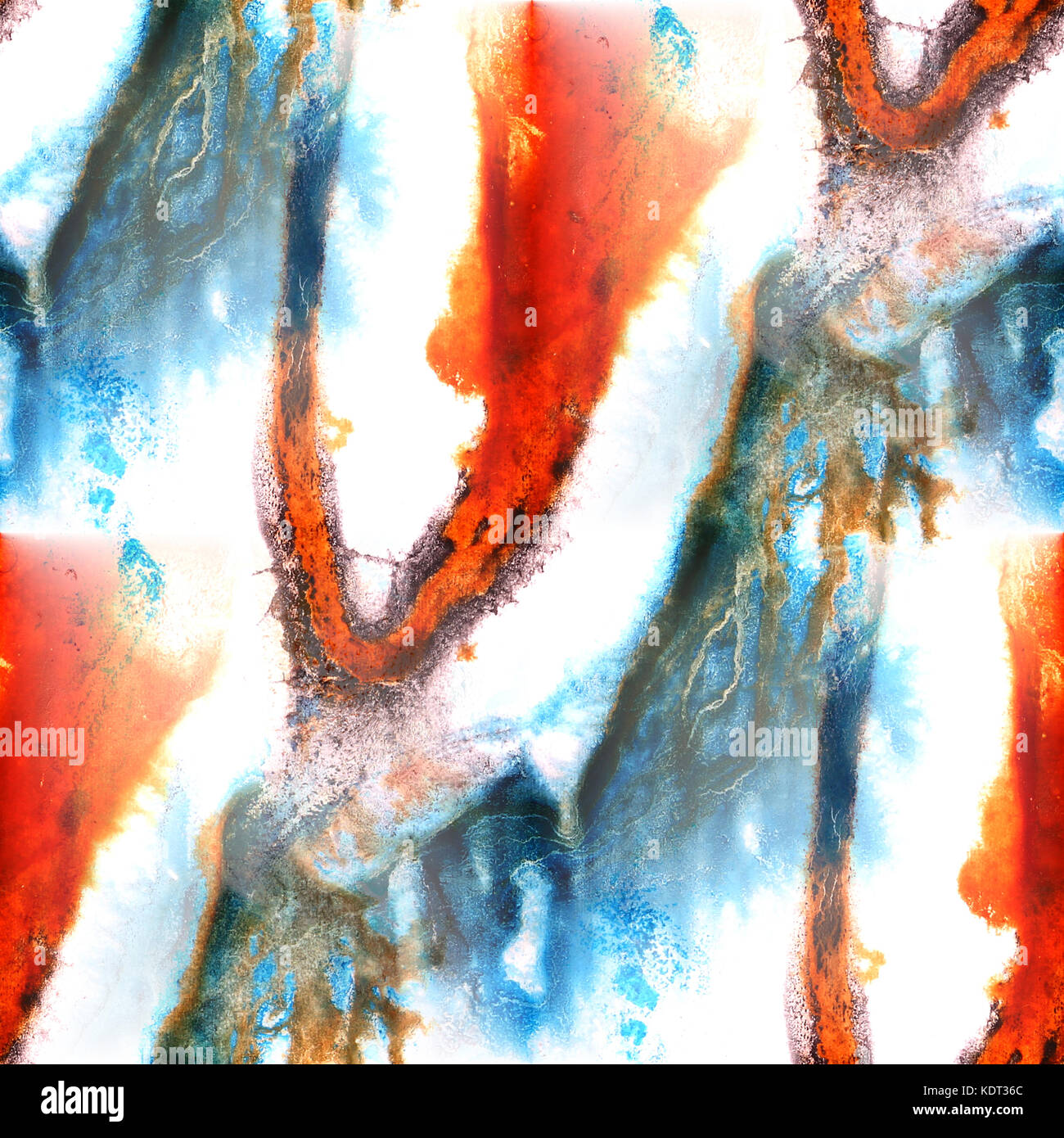 Mural background seamless red, orange, blue pattern background Stock ...