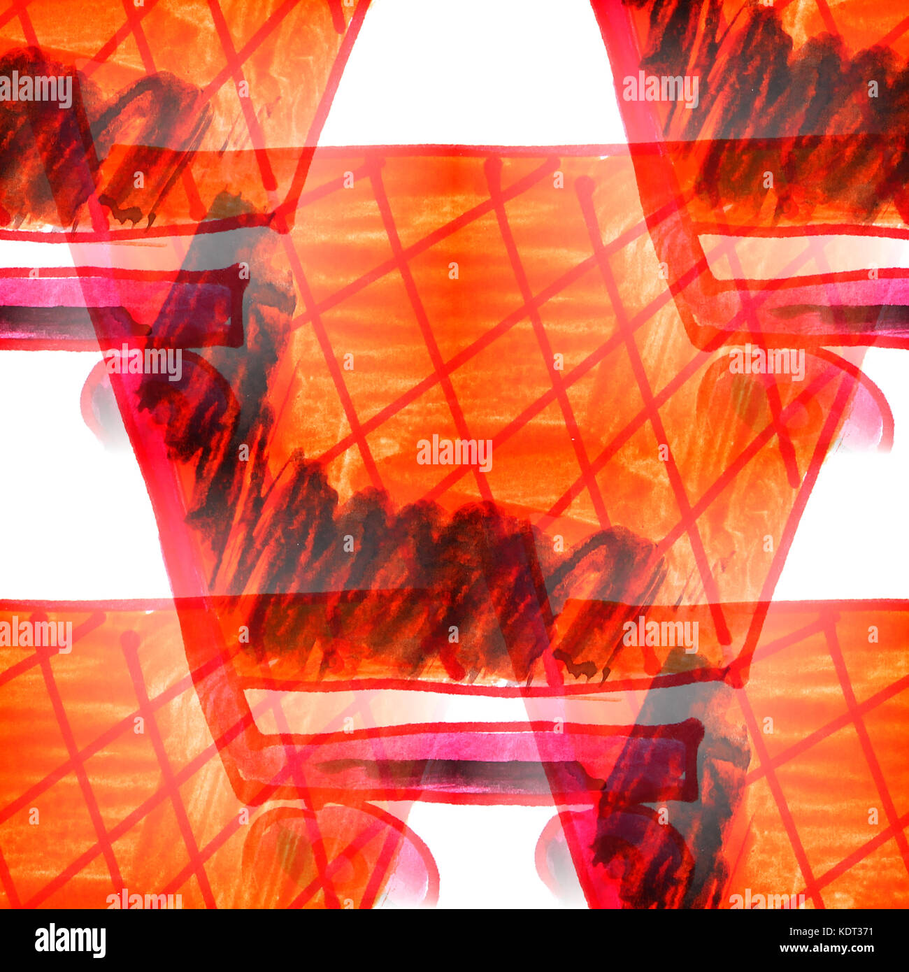 Mural background seamless shopping cart pattern background te Stock ...