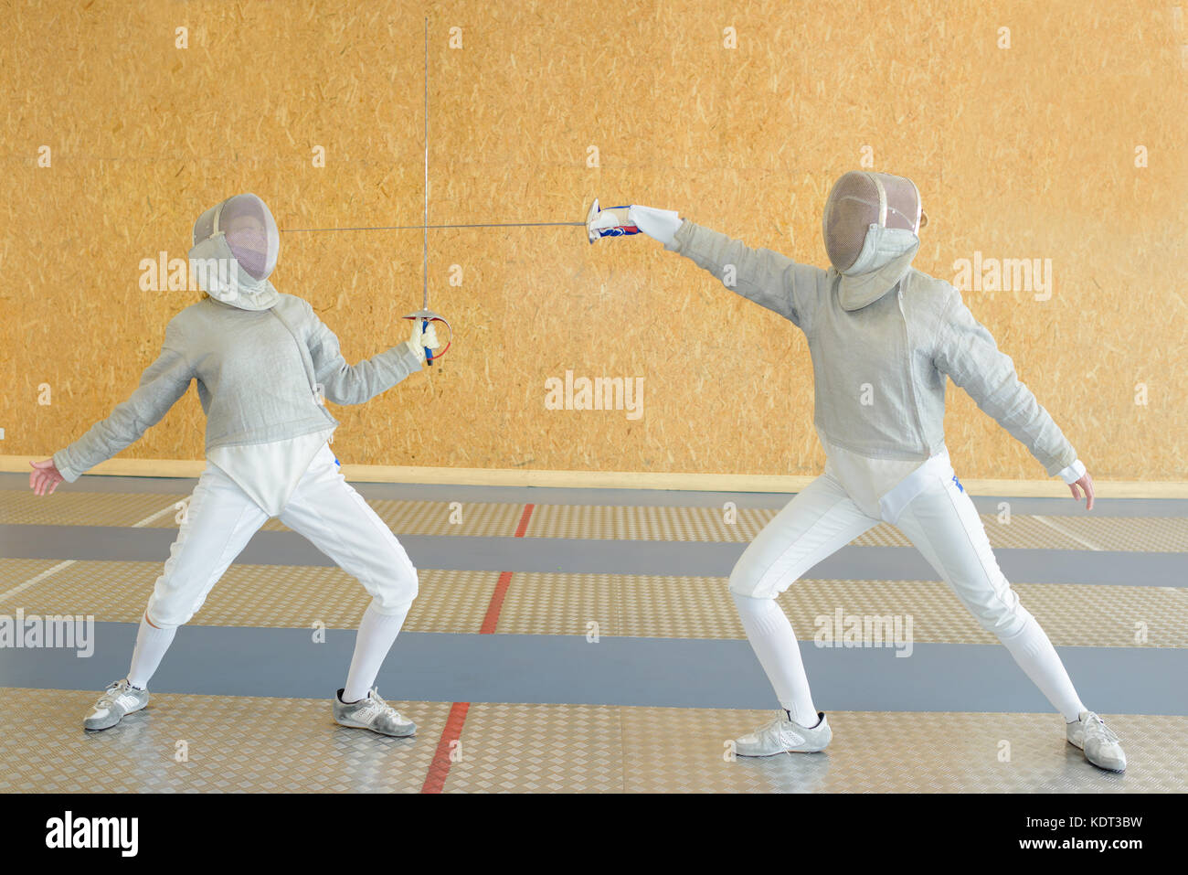 the fencing competition Stock Photo - Alamy