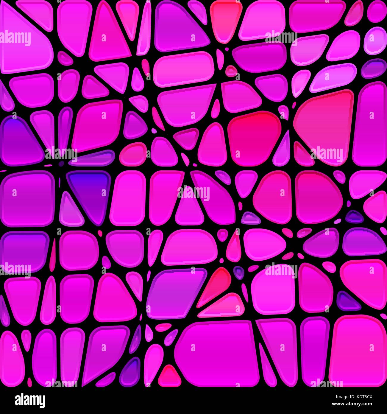 abstract vector stained-glass mosaic background - magenta and purple ...