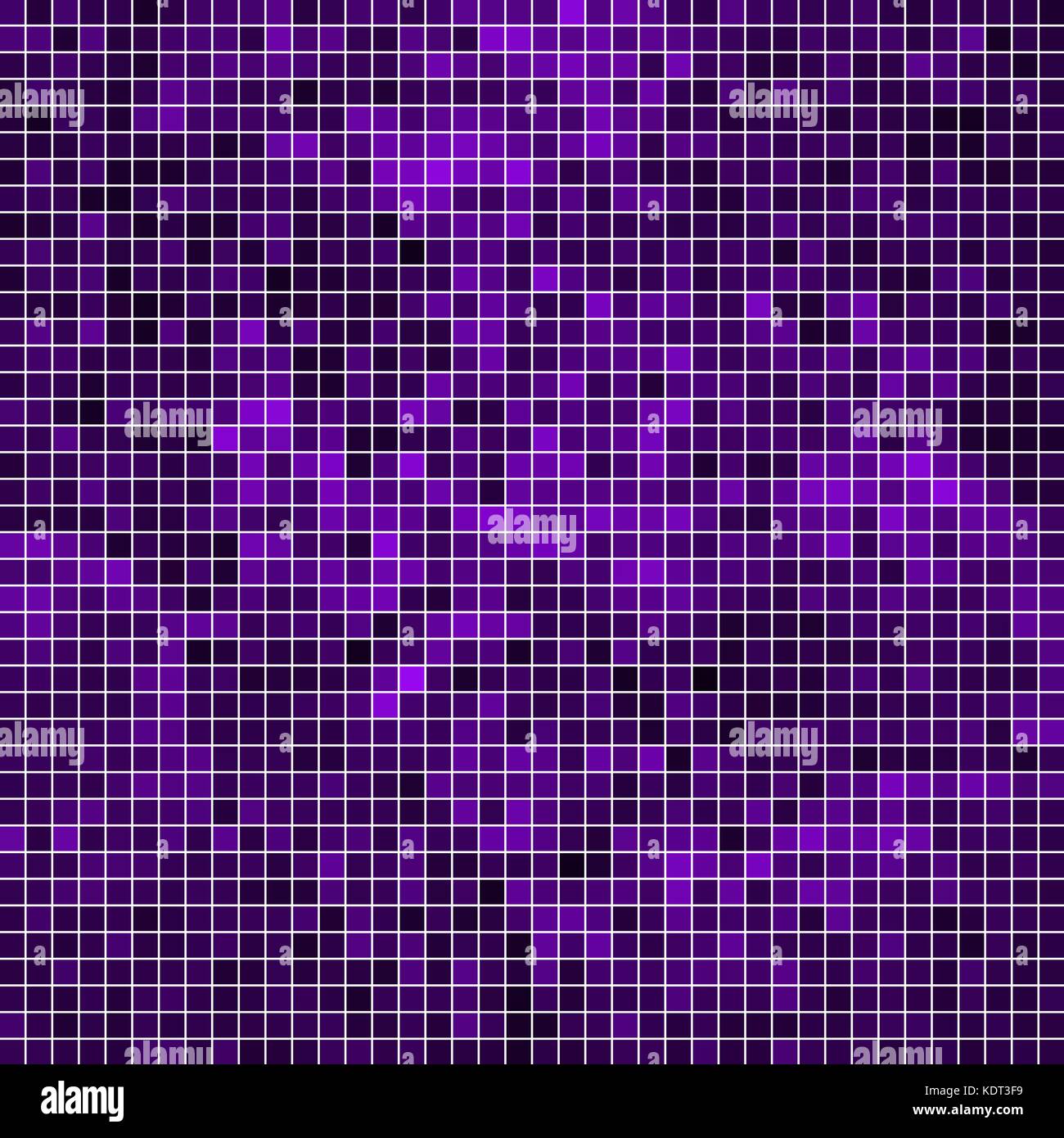 abstract vector square pixel mosaic background - violet Stock Vector ...