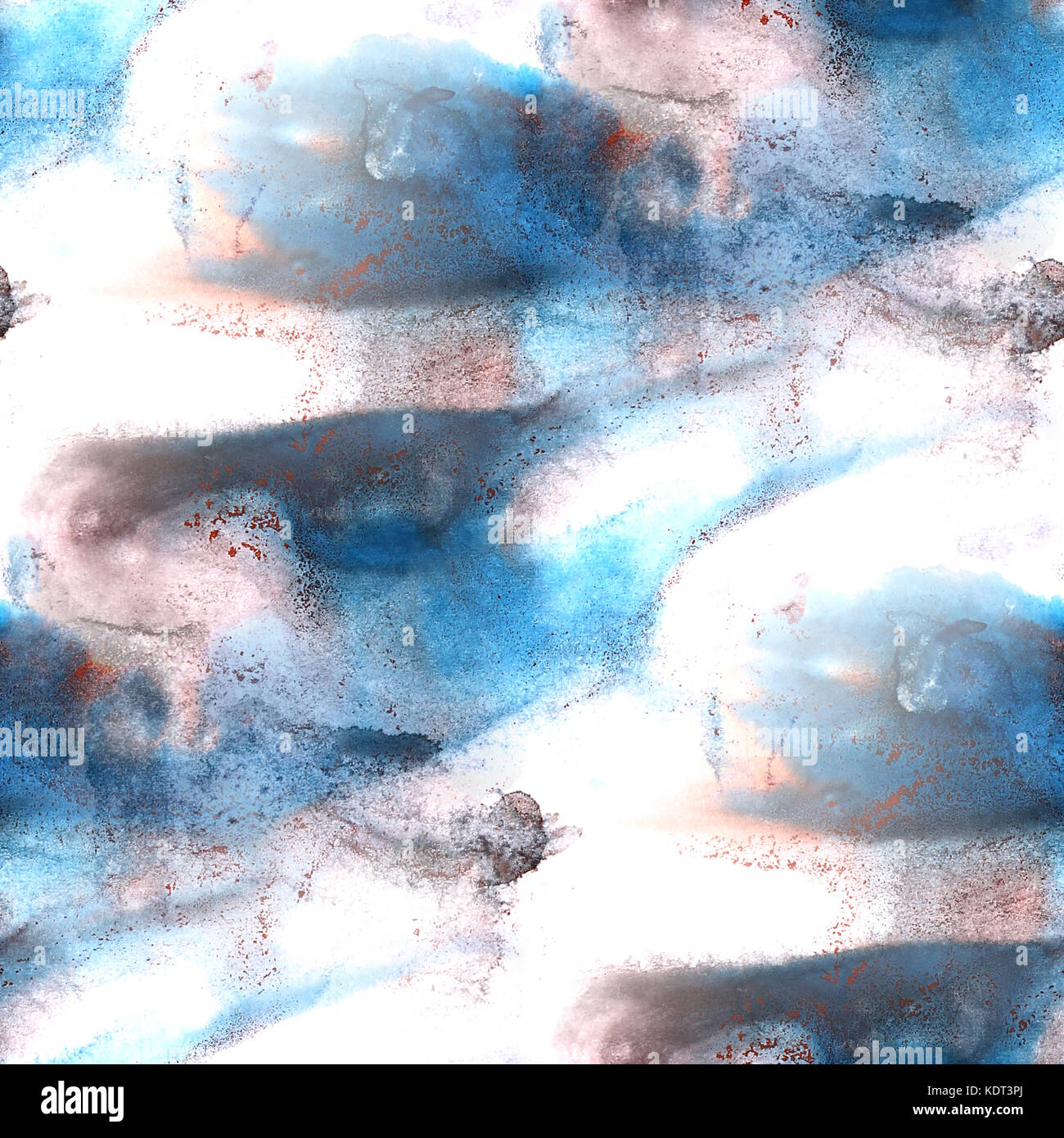 Mural blue, orange background seamless pattern background text Stock Photo - Alamy