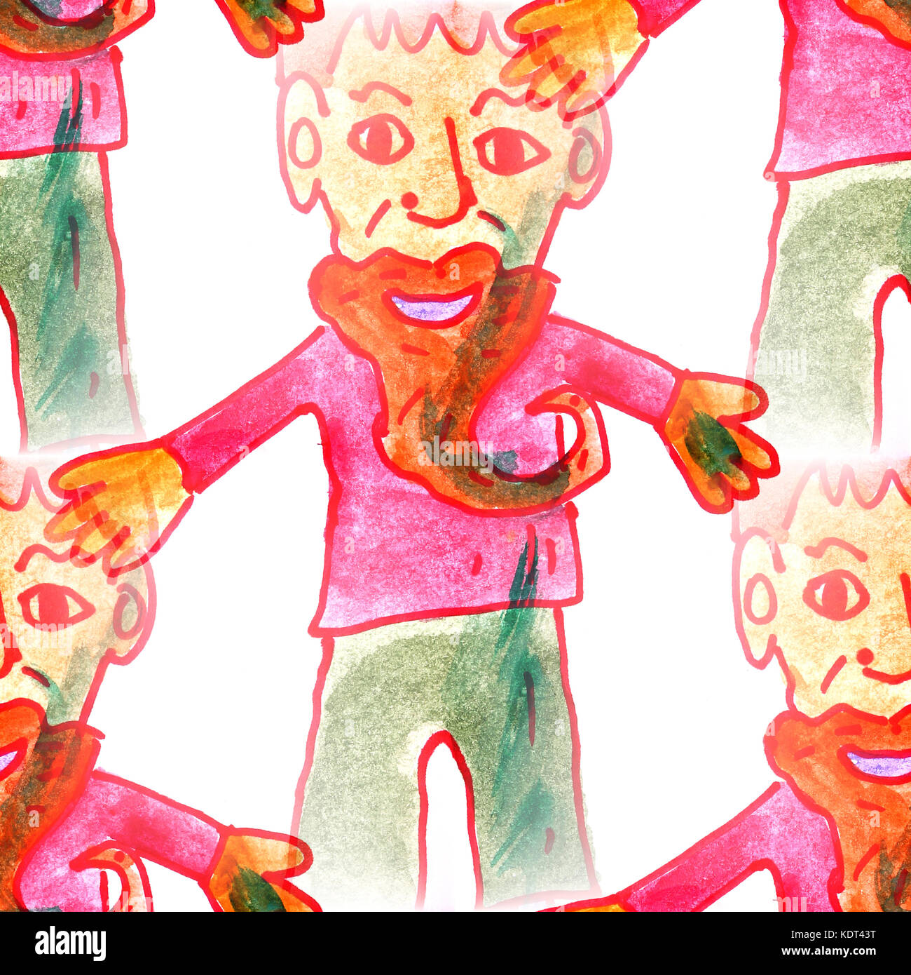 Muralbackground seamless pattern man, beard background texture Stock ...