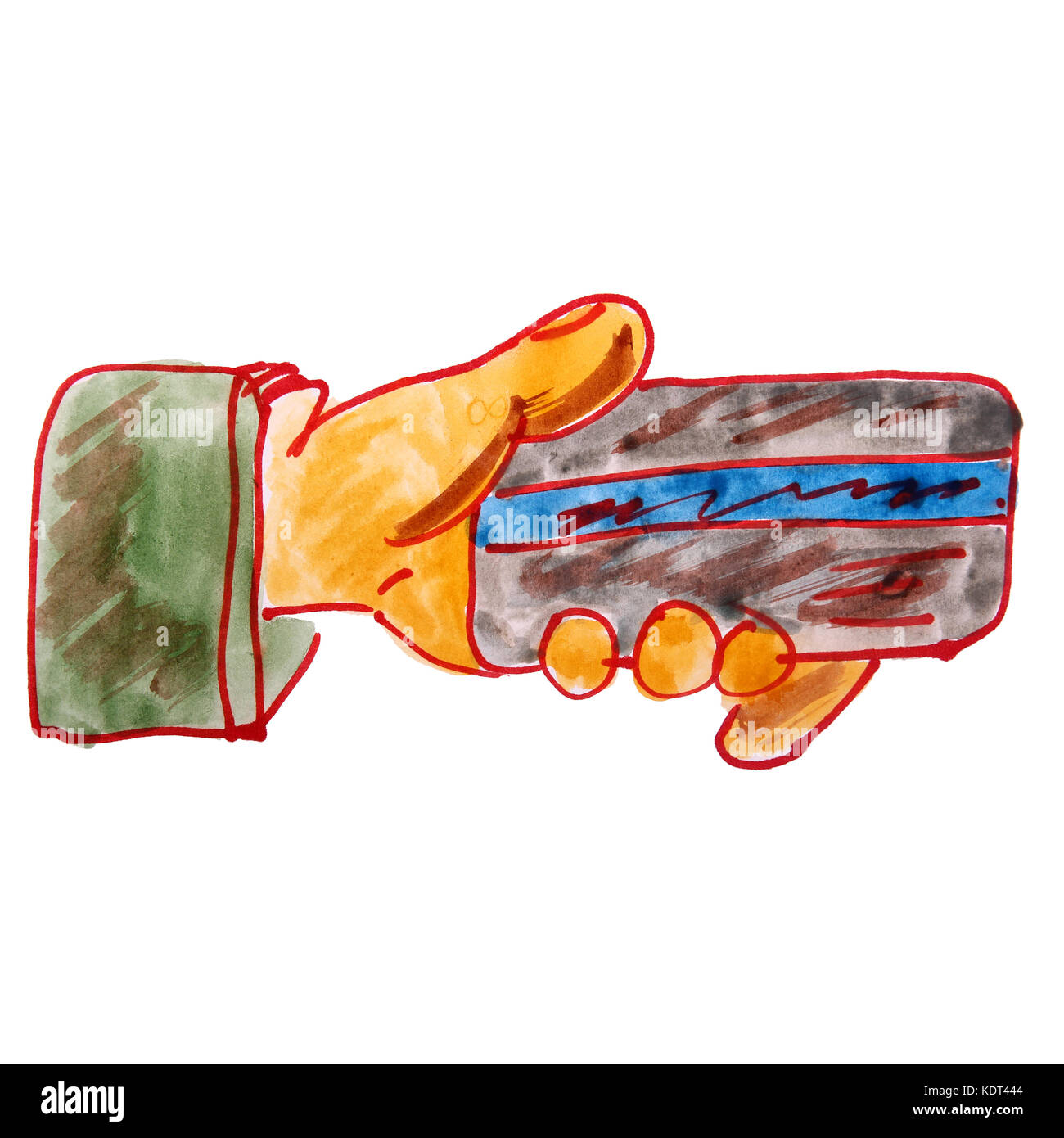 Bank card illustration hi-res stock photography and images - Alamy