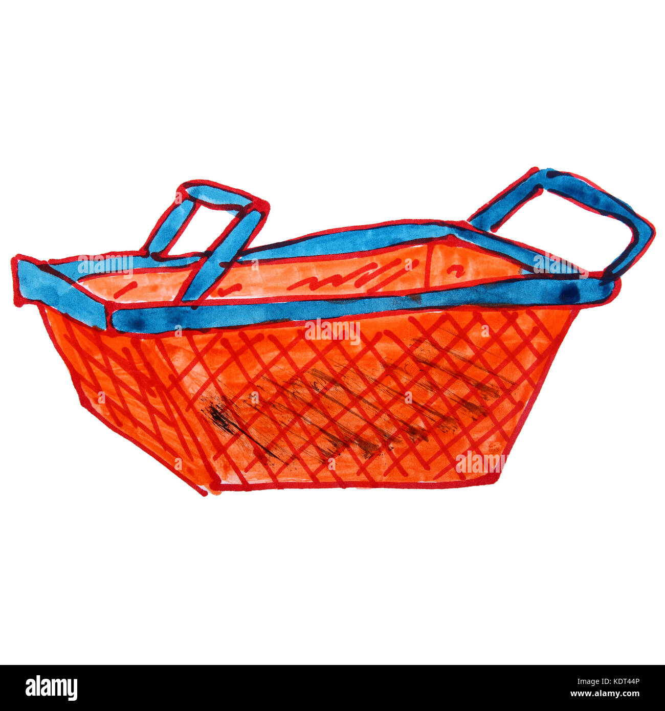 Cartoon basket hi-res stock photography and images - Alamy