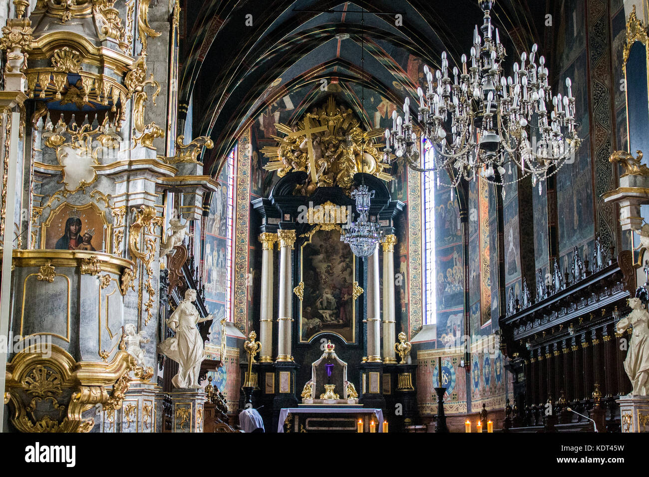 Inside the Cathedral Basilica of the Nativity of the Blessed Virgin ...
