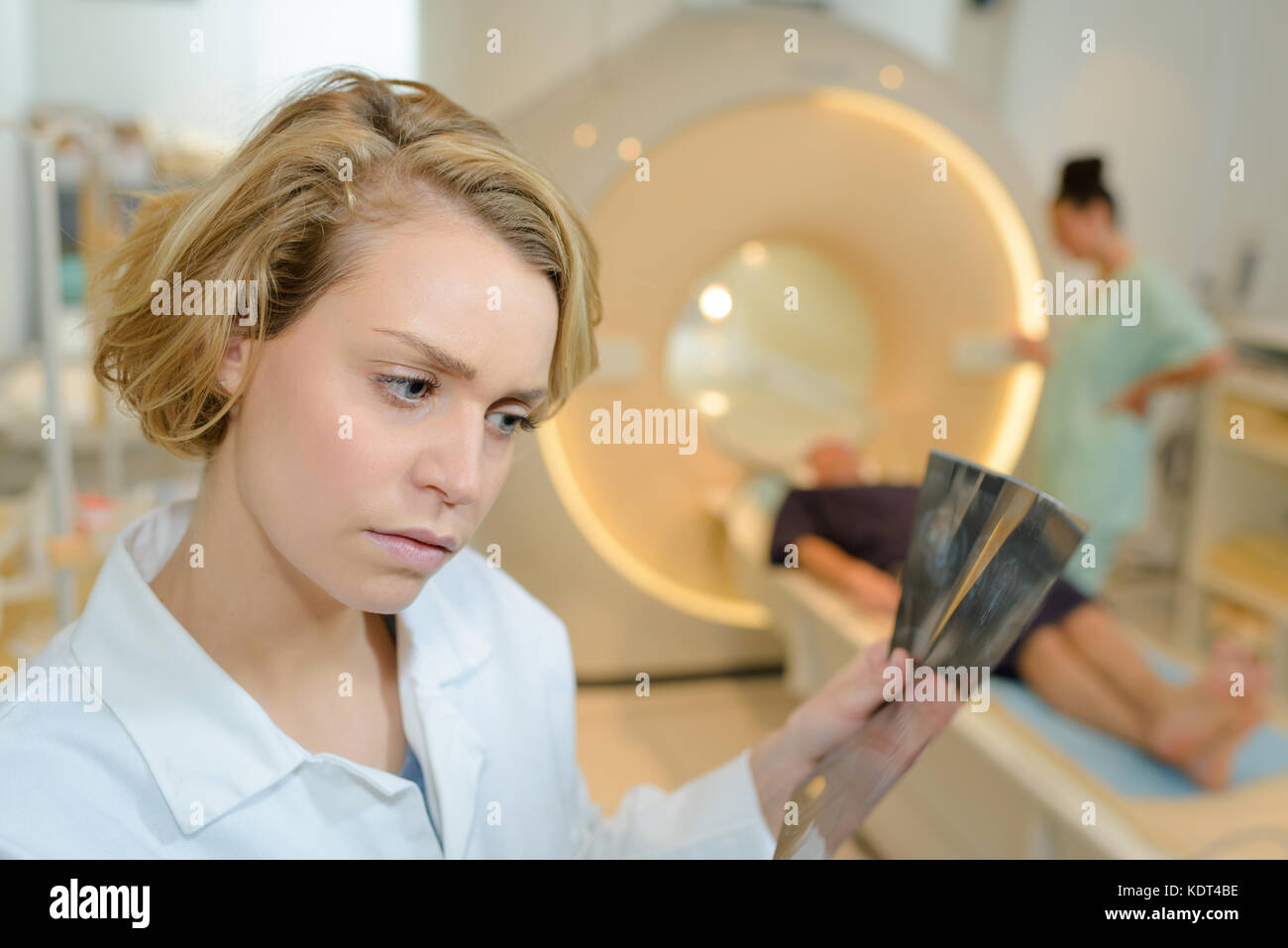 medical equipment mri room in hospital background Stock Photo - Alamy