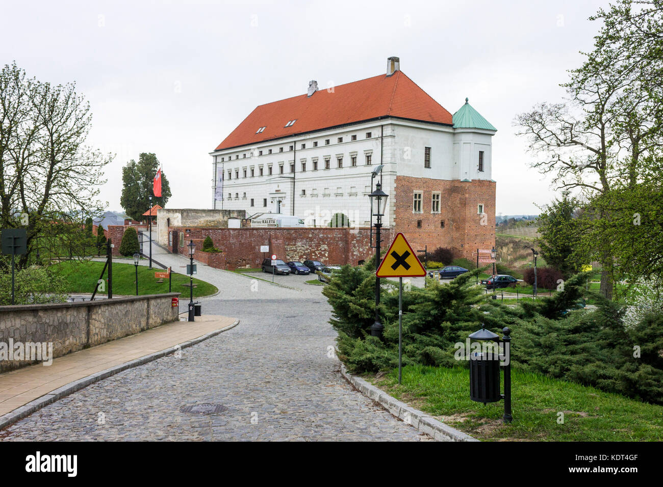 The Sandomierz Royal Castle, a medieval structure in Sandomierz, Poland ...