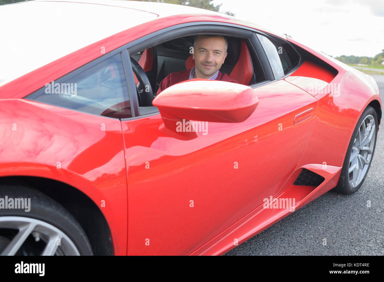 Italian man driving car hi-res stock photography and images - Alamy