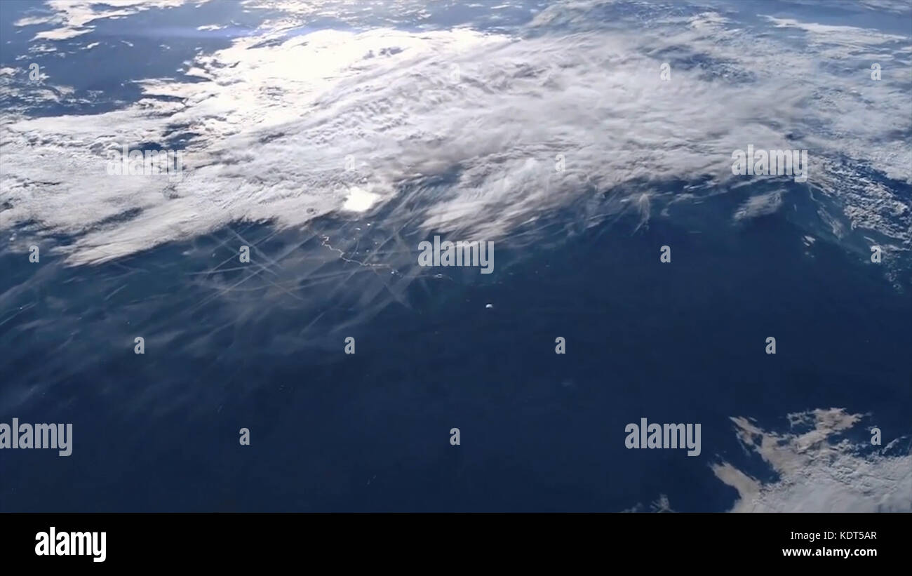 Plant earth from cosmos animation. Planet earth view from space ...
