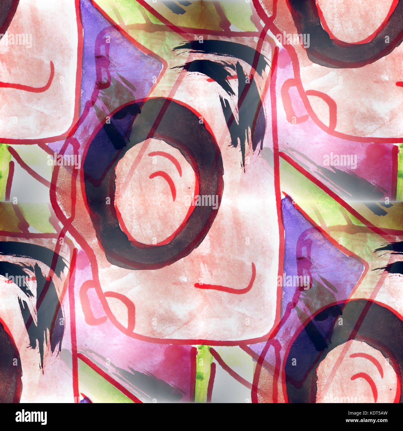 Mural background seamless camera pattern background texture w Stock ...