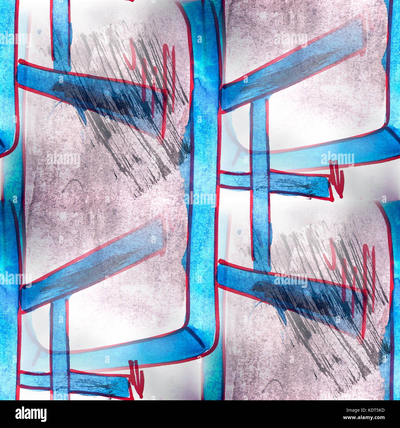 Mural background seamless tv set pattern background texture w Stock ...