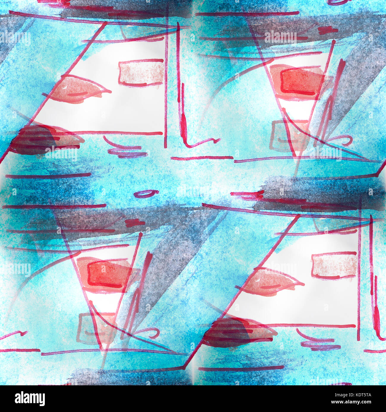 Mural background seamless pattern blue plane background texture Stock ...