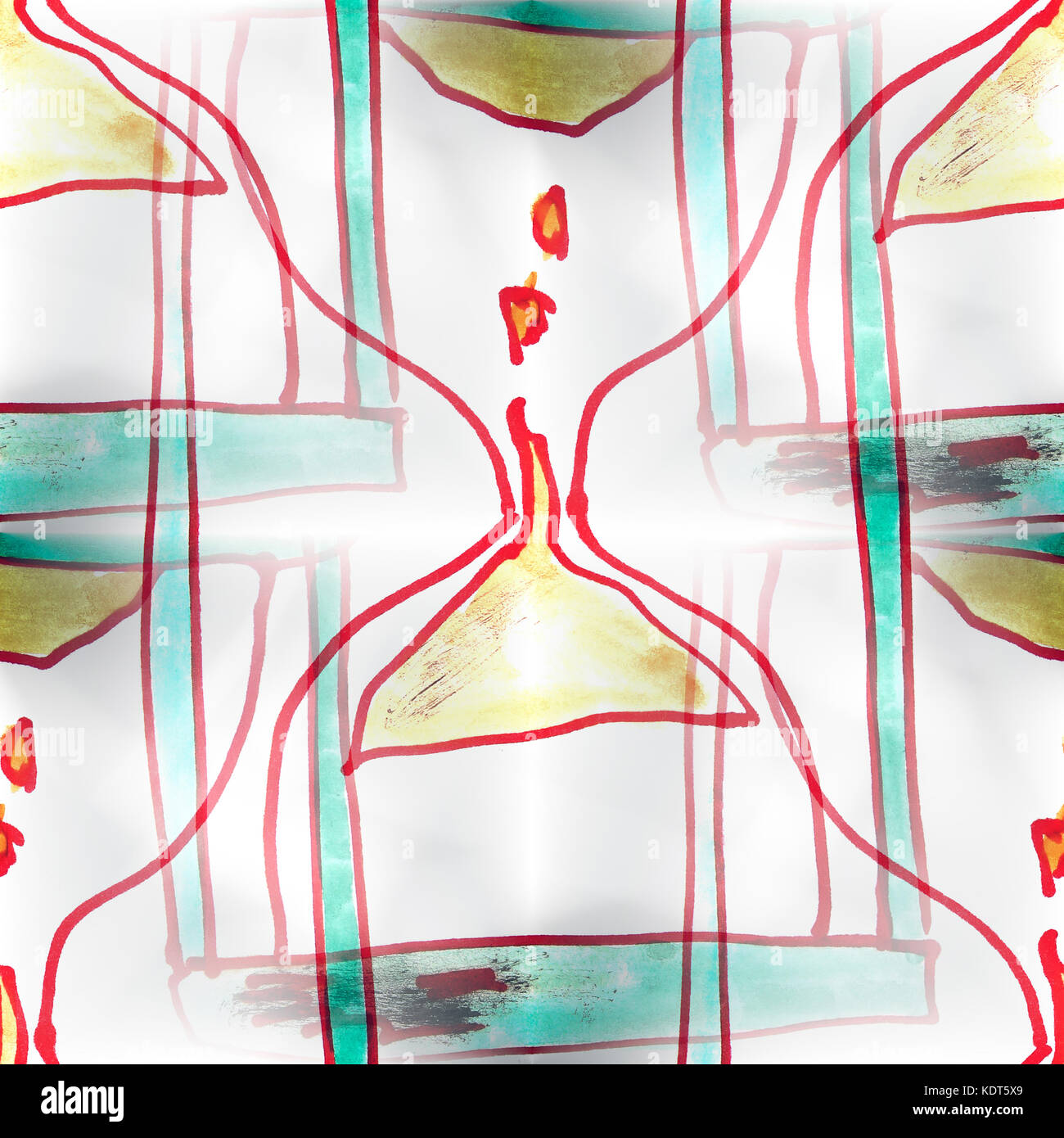Mural Background Seamless Pattern Hourglass Background Texture Stock