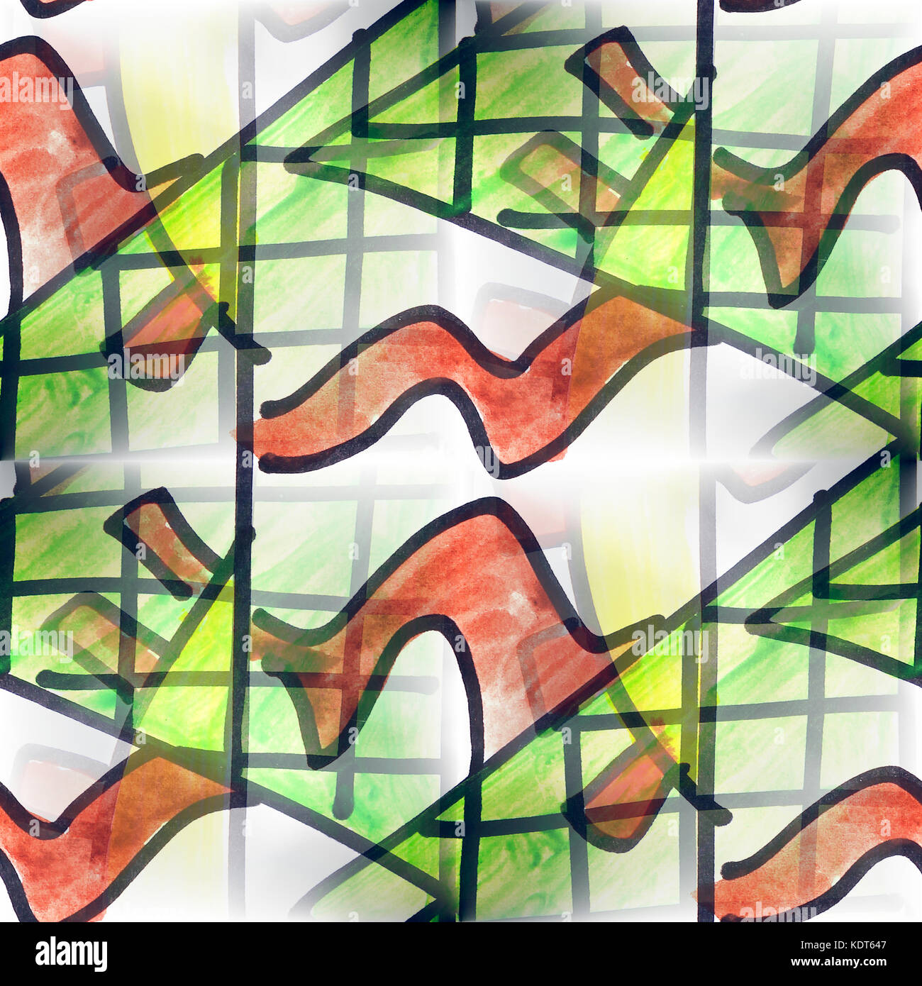 Mural green homes background seamless pattern background textur Stock ...
