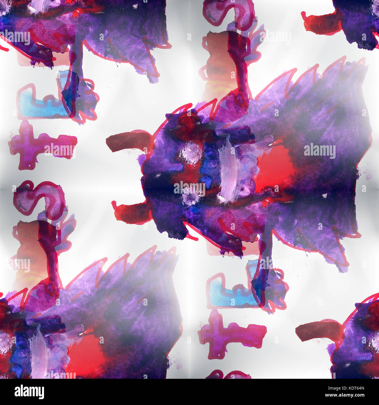 Mural monster seamless pattern background texture wallpaper shad Stock ...