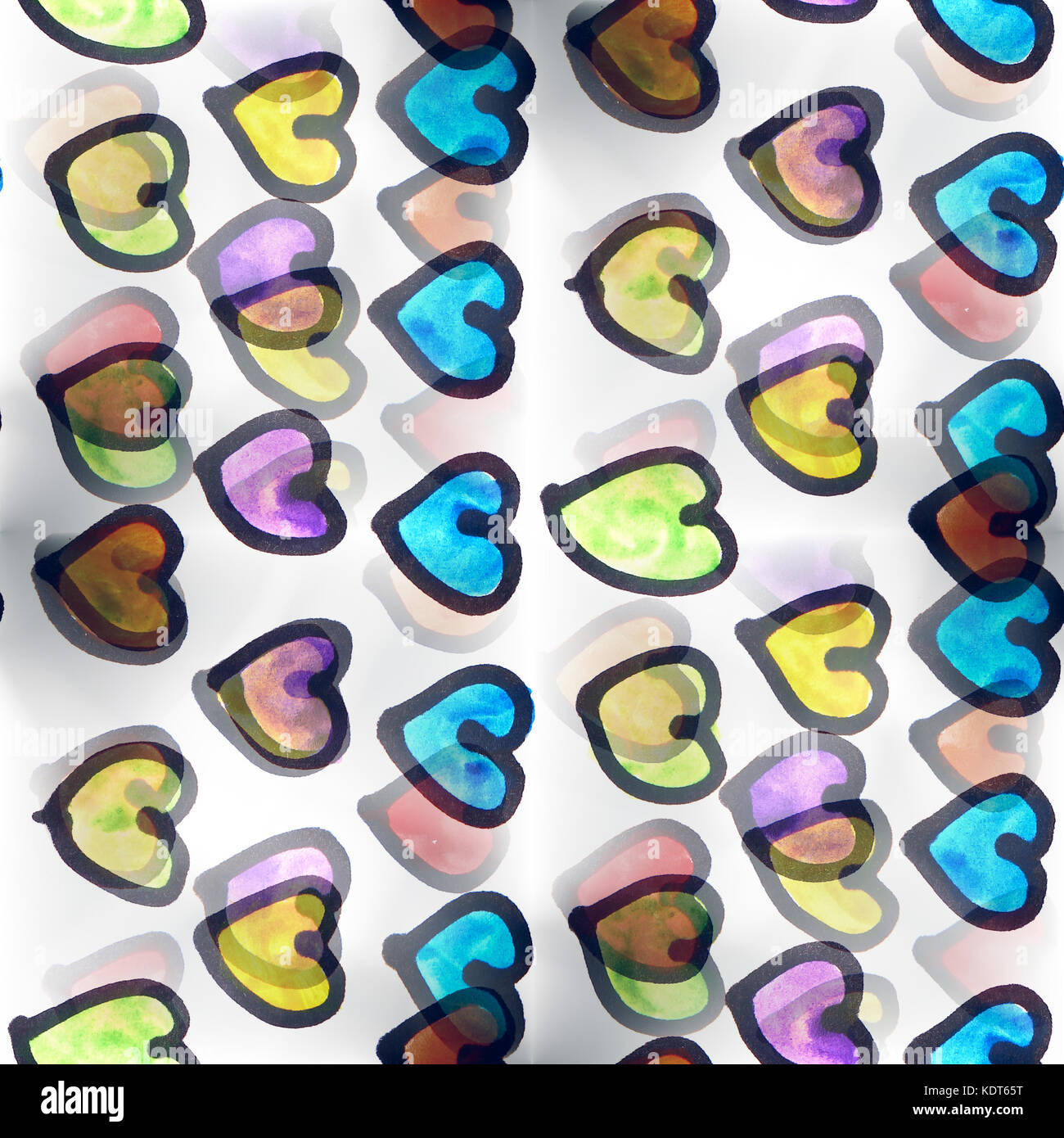 Heart seamless texture hi-res stock photography and images - Alamy