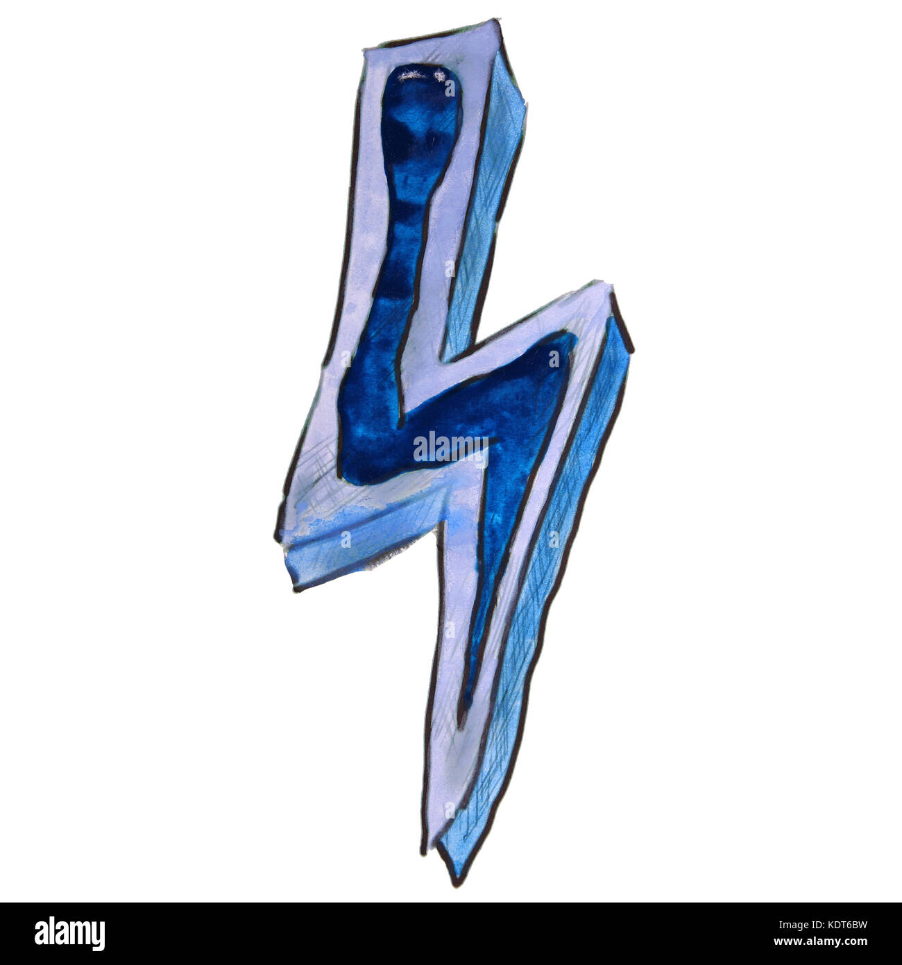 Cartoon lightning bolt hi-res stock photography and images - Alamy