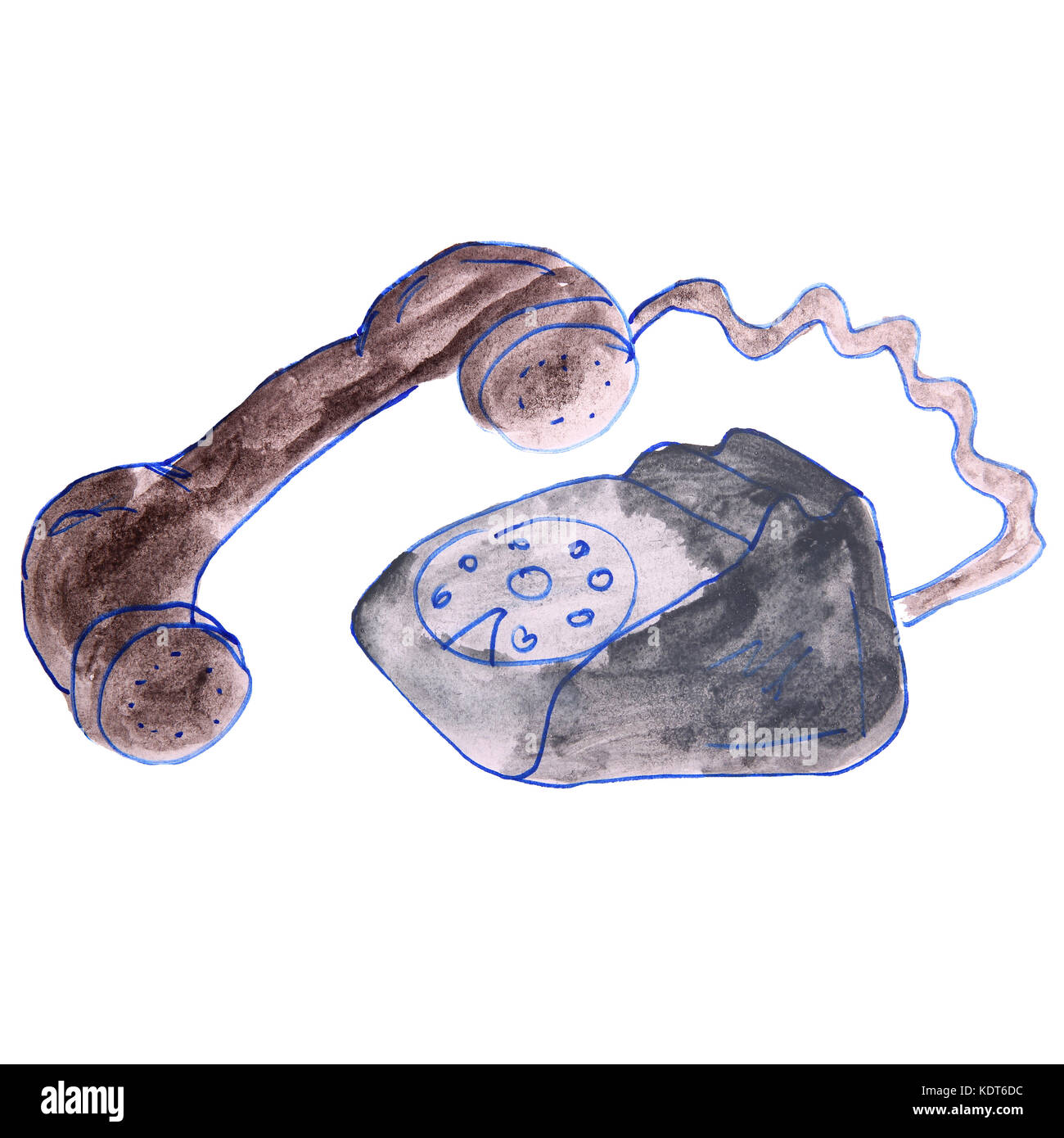 Cartoon ringing telephone hi-res stock photography and images - Alamy