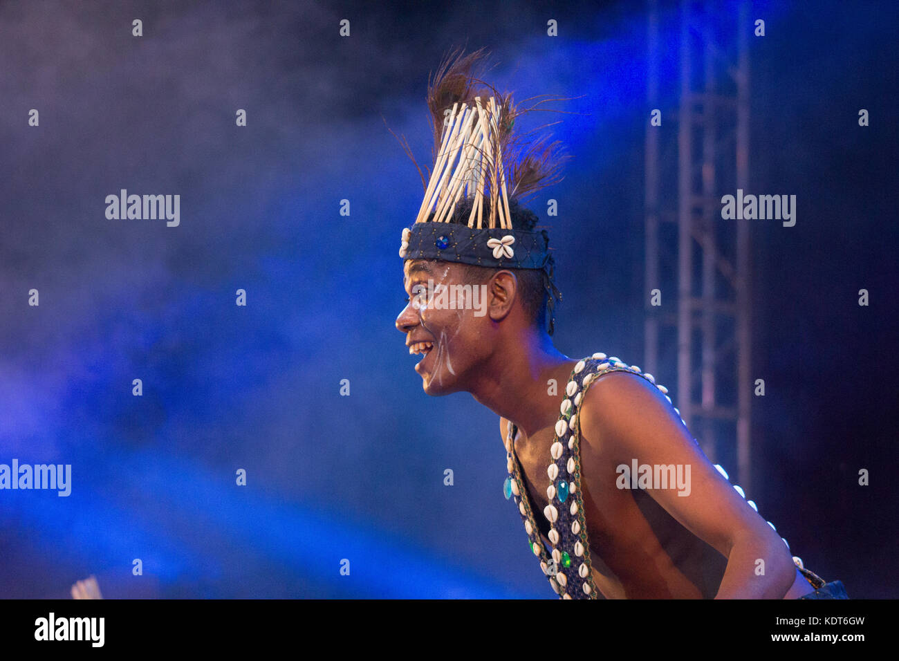 Siddi Badshah Dhamal dance of tribes of India settled from Africa Stock ...