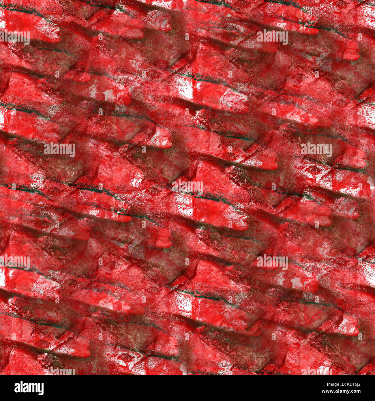 abstract Red, green drawing stroke ink watercolor brush water color ...