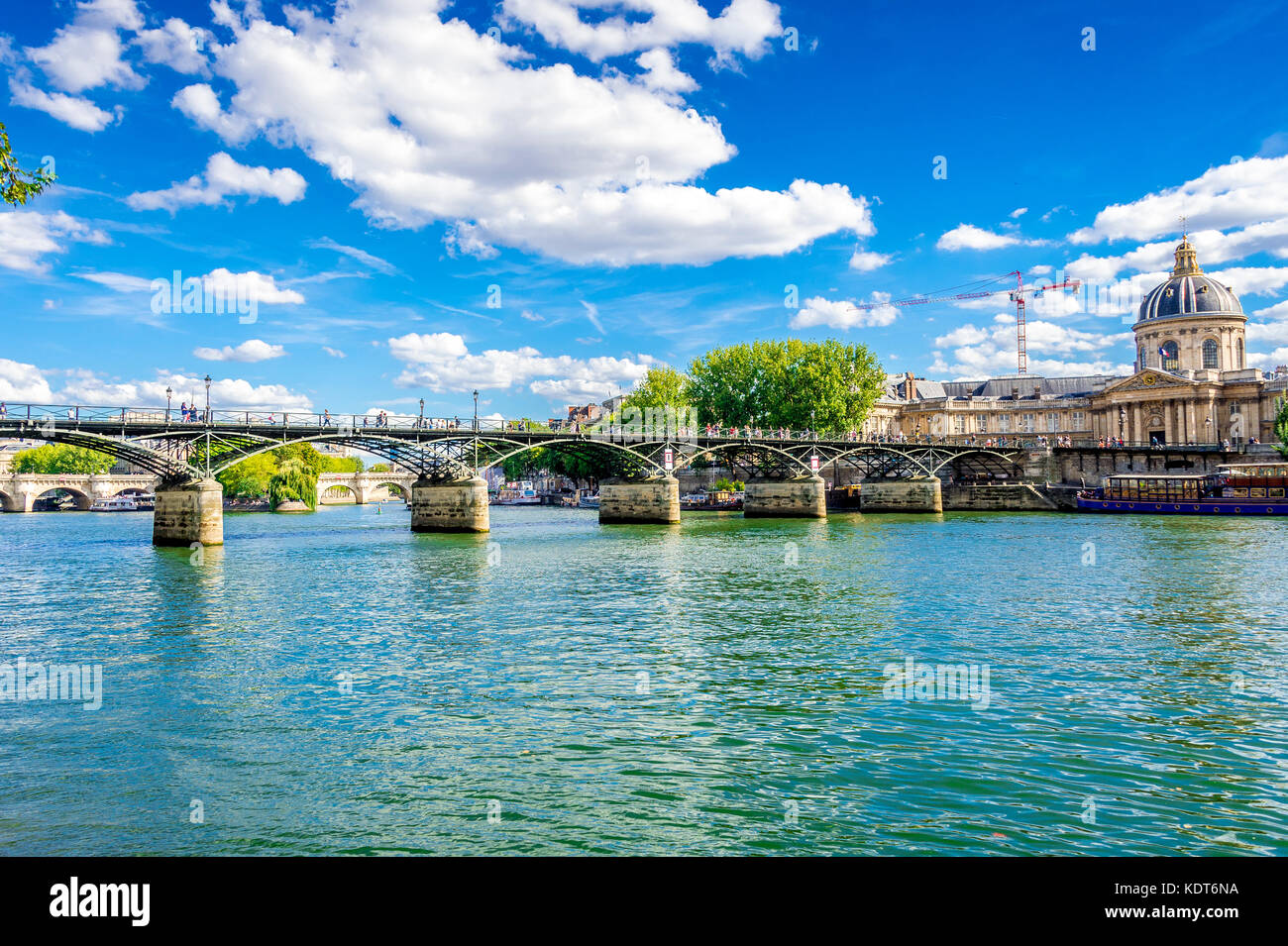 Seine River on a beautiful summer's day Stock Photo - Alamy