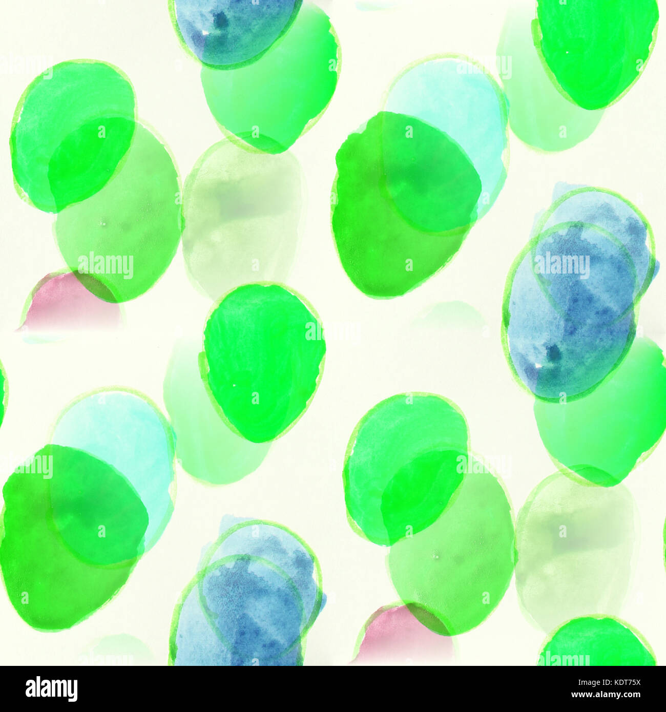 seamless Colour circles on a white background watercolor artist ...